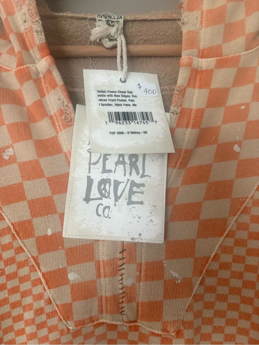 Magnolia Pearl | Tops | Magnolia Pearl Check Raja Hoodie | Poshmark